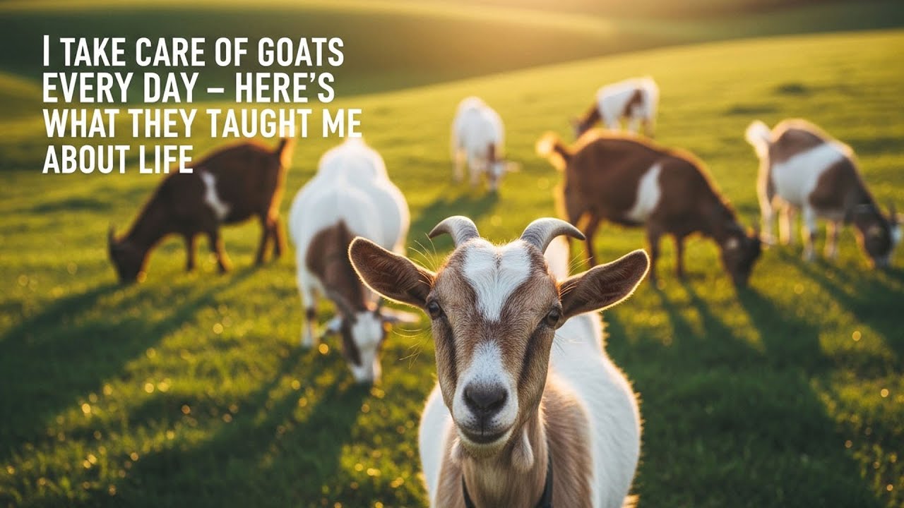 Goat Farming I Take Care of Goats Every Day | Here’s What They Taught ...