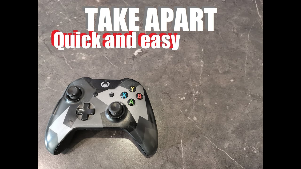 The quick and easy way to take apart an Xbox One Controller - YouTube