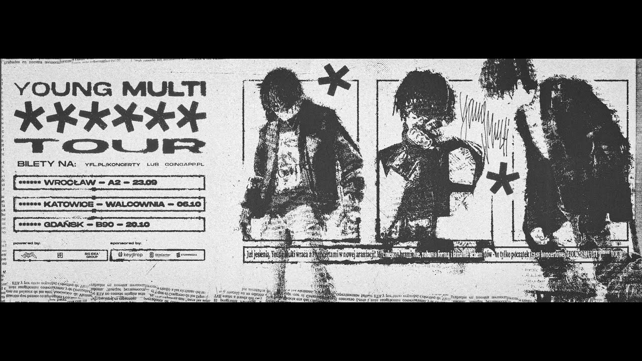 KONCERT YOUNG MULTI ****** TOUR GDAŃSK !!! - YouTube