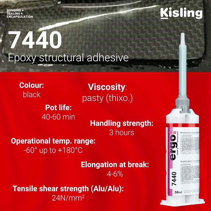 Kisling | 7440 Epoxy structural adhesive - YouTube