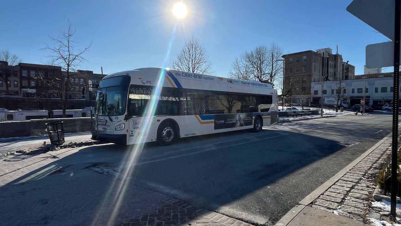 The Bee Line System | Riding 2021-22 New Flyer XDE40 #476 on the BL-40 ...