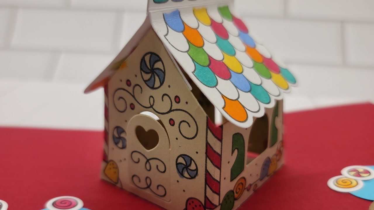 Diamond Press Pop-Up Gingerbread House - YouTube