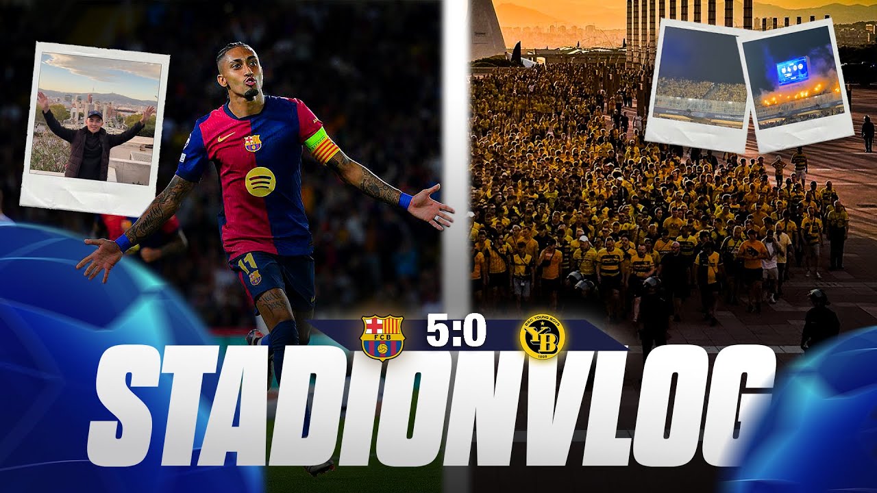 FC BARCELONA vs. BSC YOUNG BOYS 🇨🇭🔥 UCL STADIONVLOG - YouTube