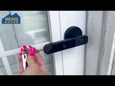 Wekis Electronic Fingerprint Lock | Real Home Scene Operation Demo