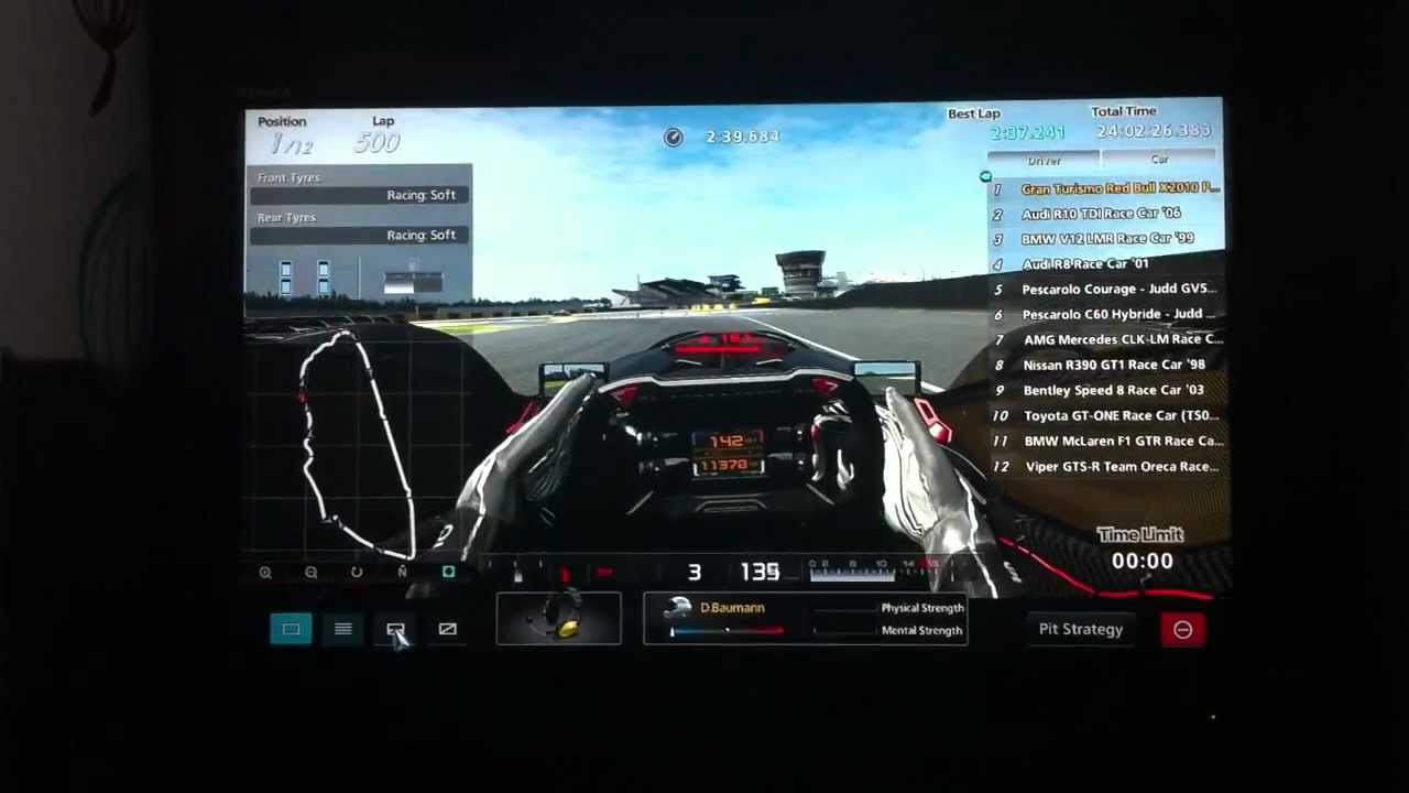 Gran Turismo 5 Red bull X2010 Prototype 24 Hours of Le Mans - YouTube