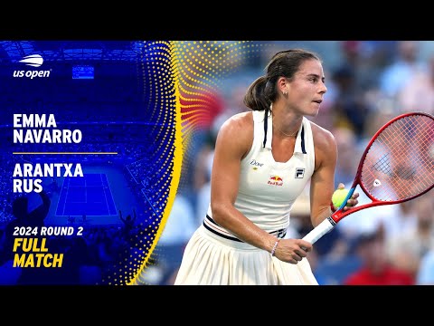 Emma Navarro vs. Arantxa Rus Full Match | 2024 US Open Round 2