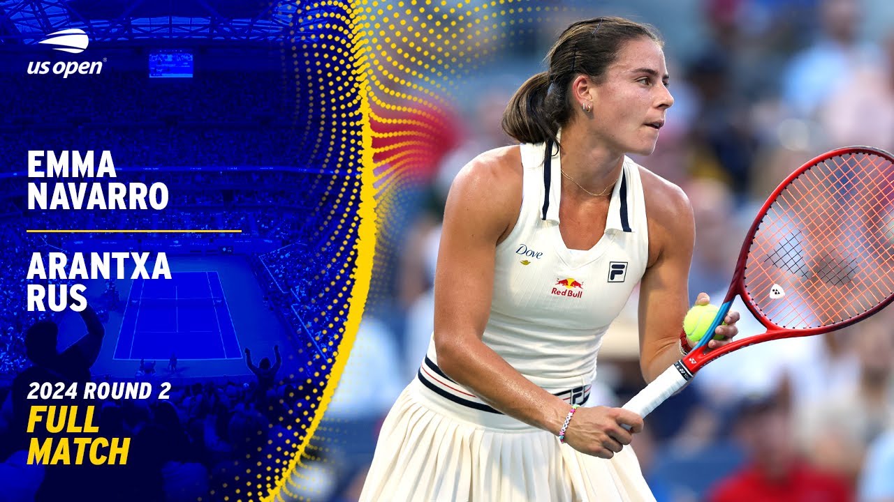 Emma Navarro vs. Arantxa Rus Full Match | 2024 US Open Round 2 - YouTube