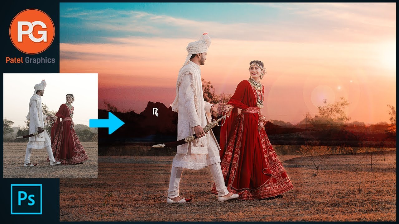 How to edit wedding photos in Photoshop || Wedding photo editing ...