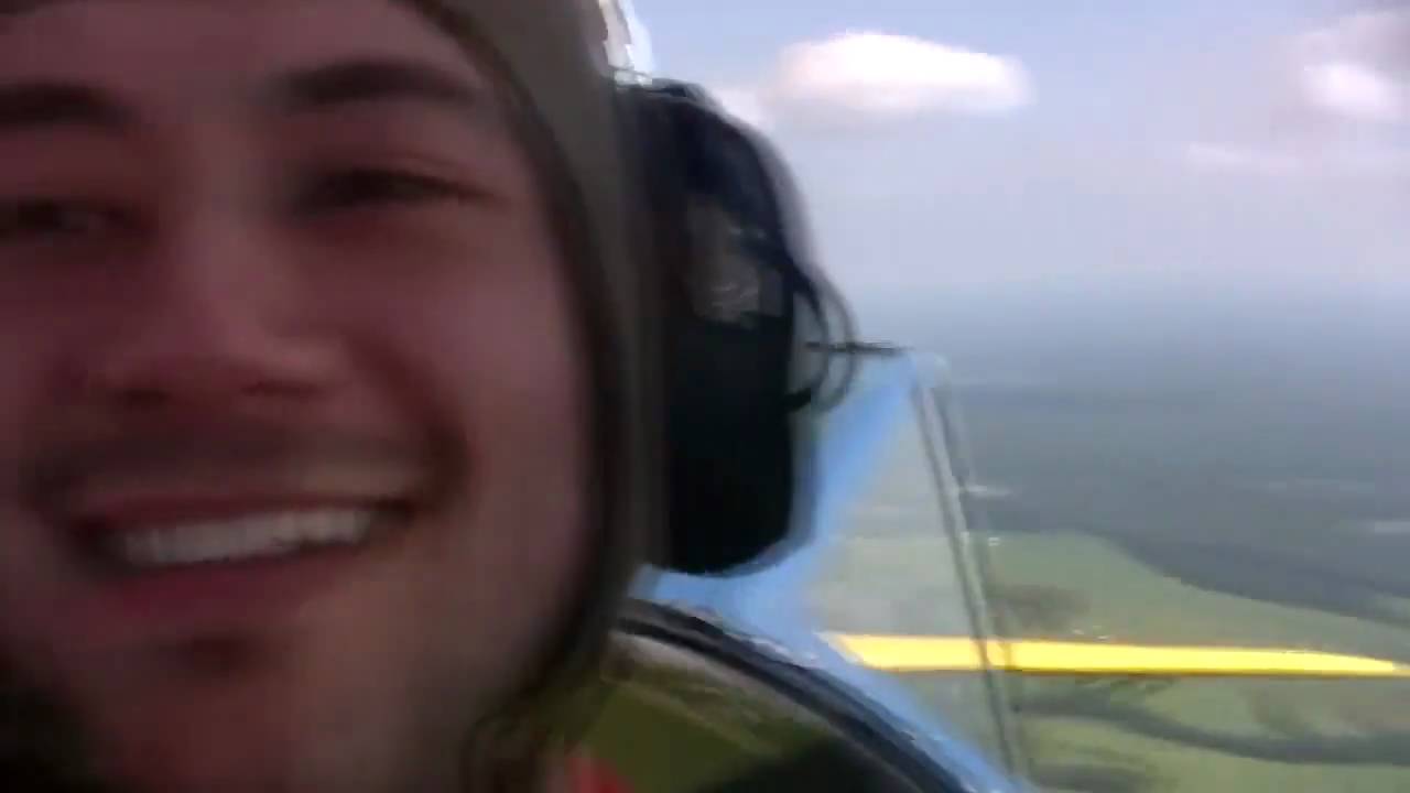 Open Cockpit Biplane Aerobatic Ride - YouTube
