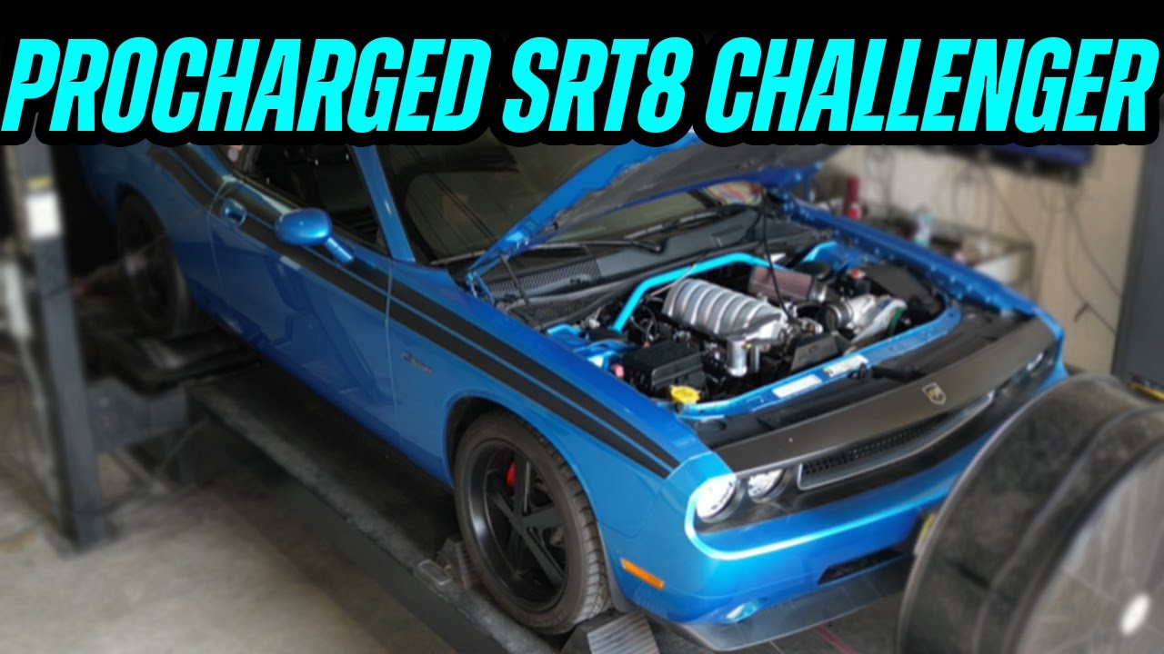 700+ HP ProCharged SRT8 Challenger on Dyno - YouTube