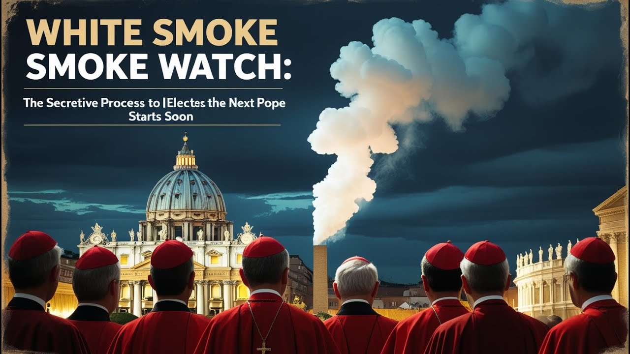 WHITE SMOKE WATCH THE SECRETIVE PROCESS TO ELECT THE NEXT POPE STARTS ...