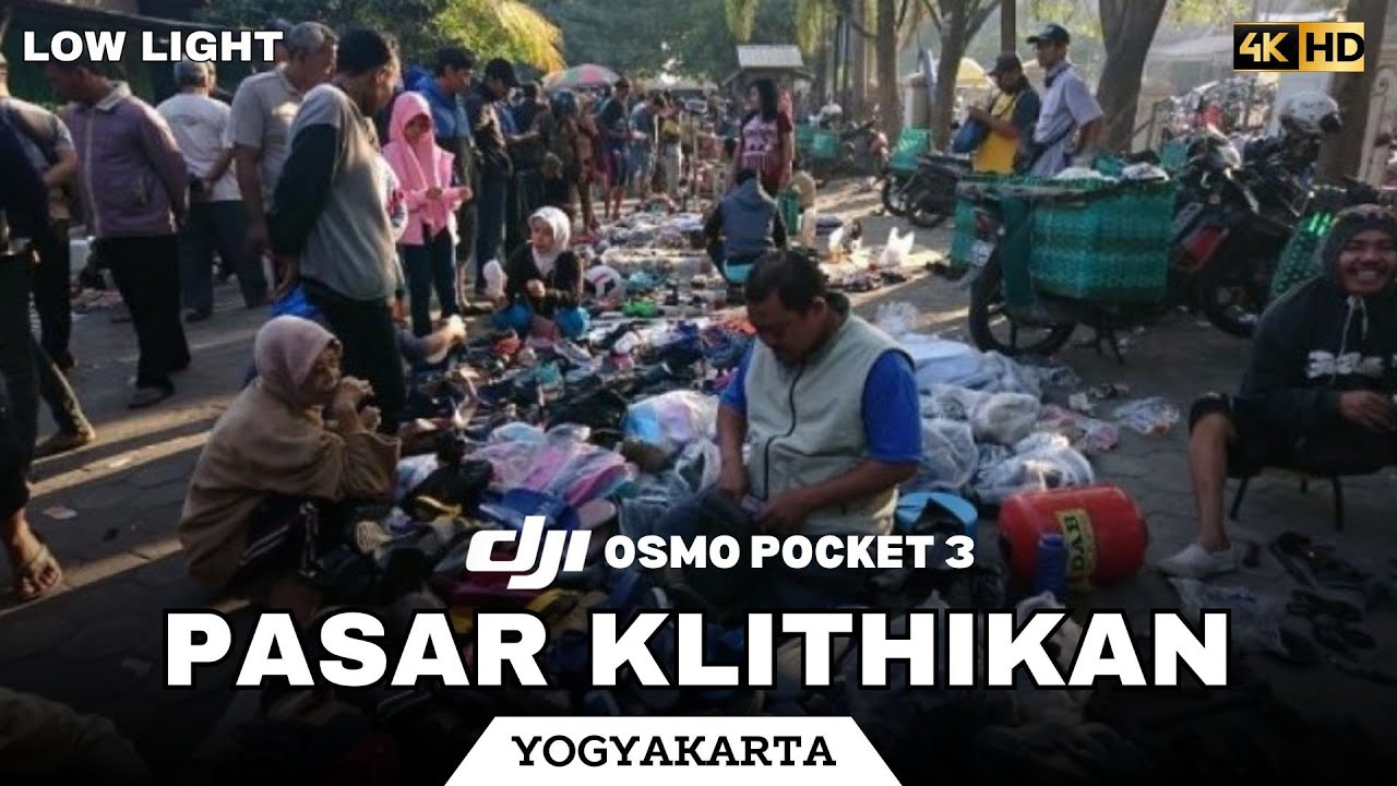 Walking Around Pasar Klitikan Yogyakarta | DJI Osmo Pocket 3 4K ...