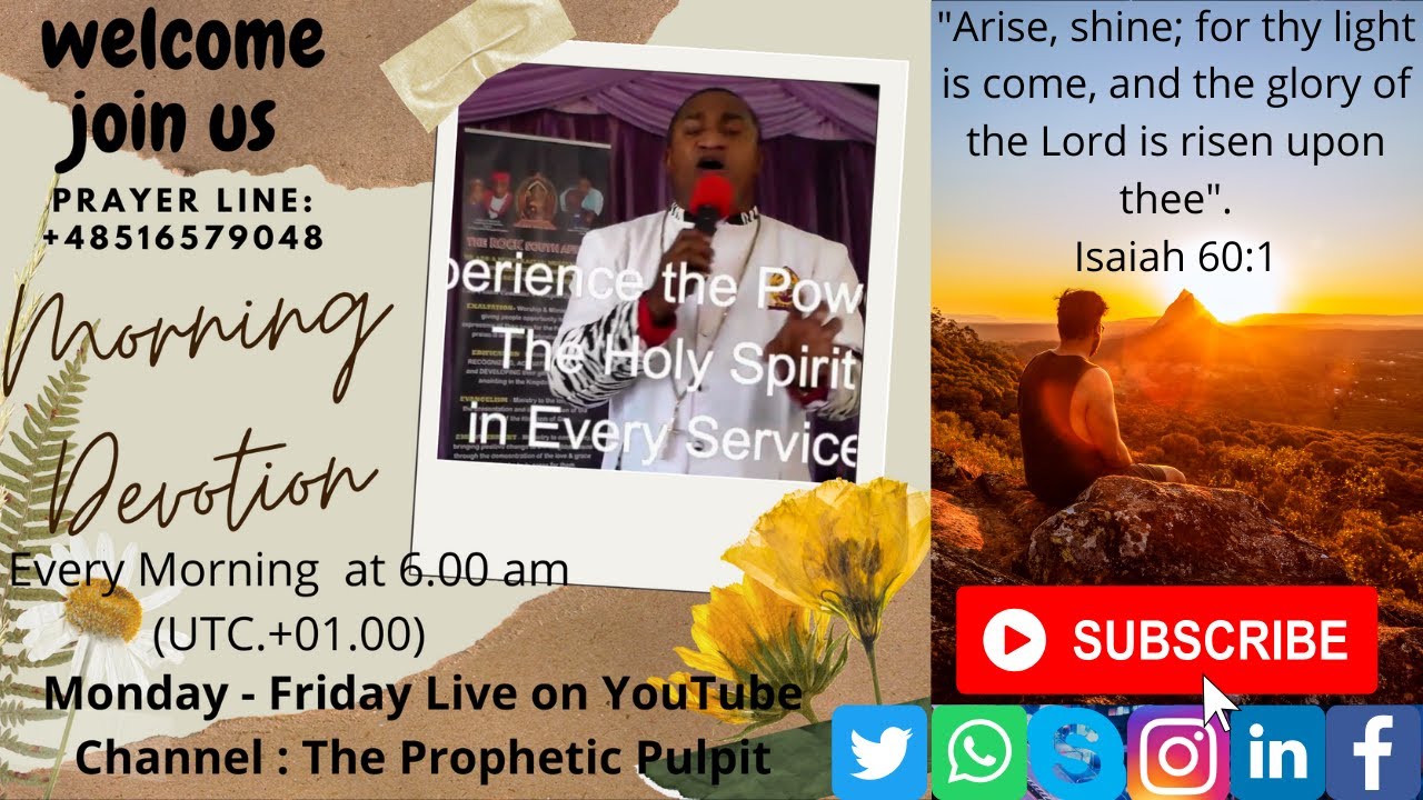 Live from Houston, TX, USA. Apostle Dr. Dana Carson: Strive for the ...