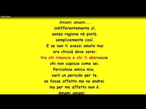 MINA & CELENTANO Amami amami con testo - YouTube