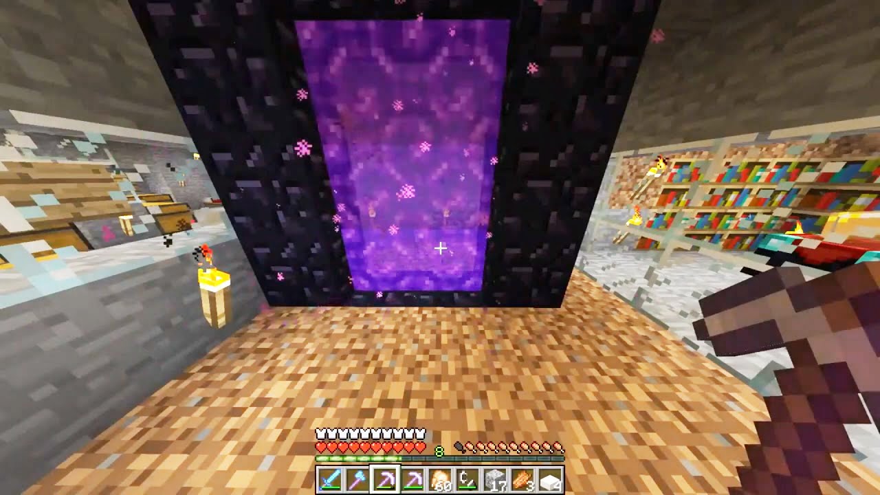 MINECRAFT - NETHER PORTAL RECIPE! - YouTube