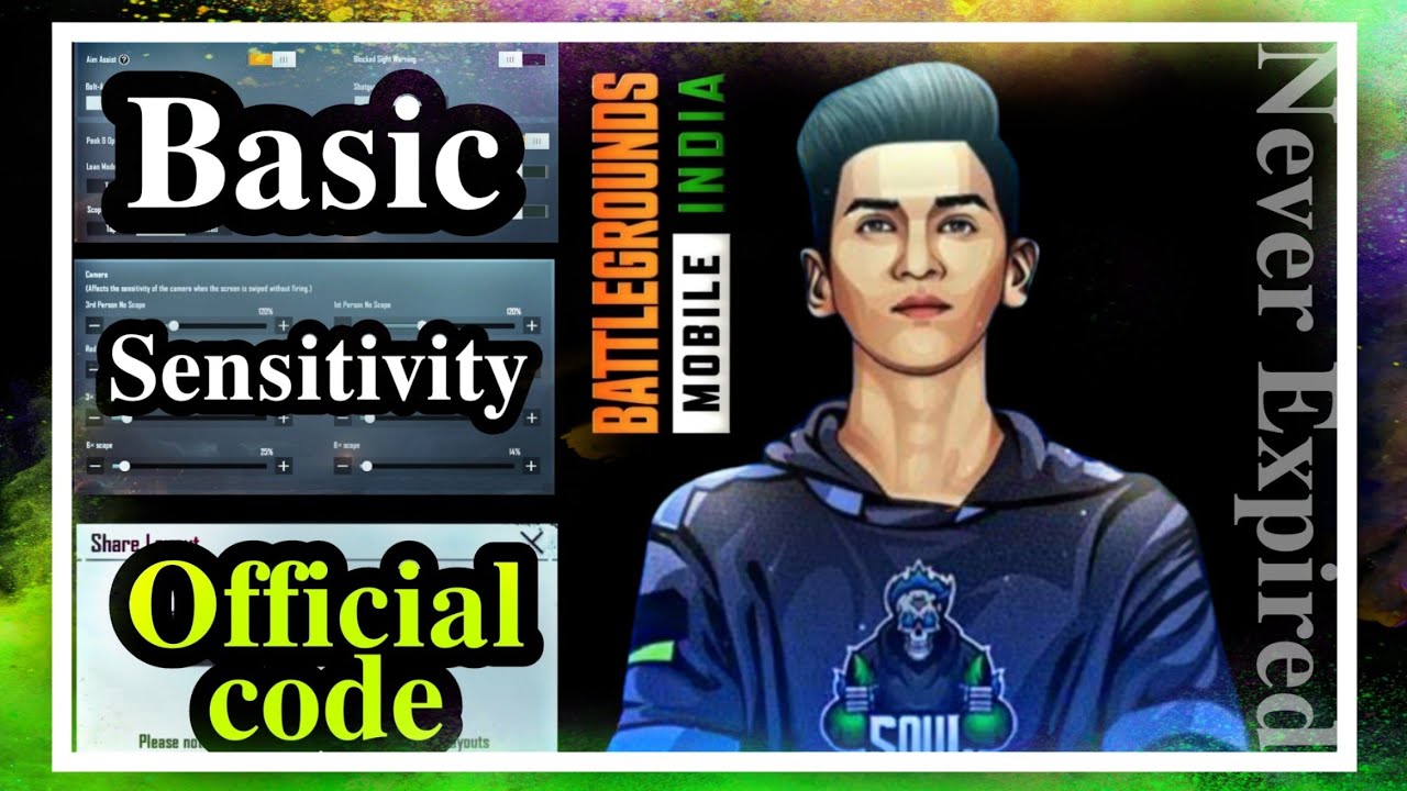 [BGMI] @soulregaltos9810 CONTROL Code & New Sensitivity 2021ll Best 3 ...