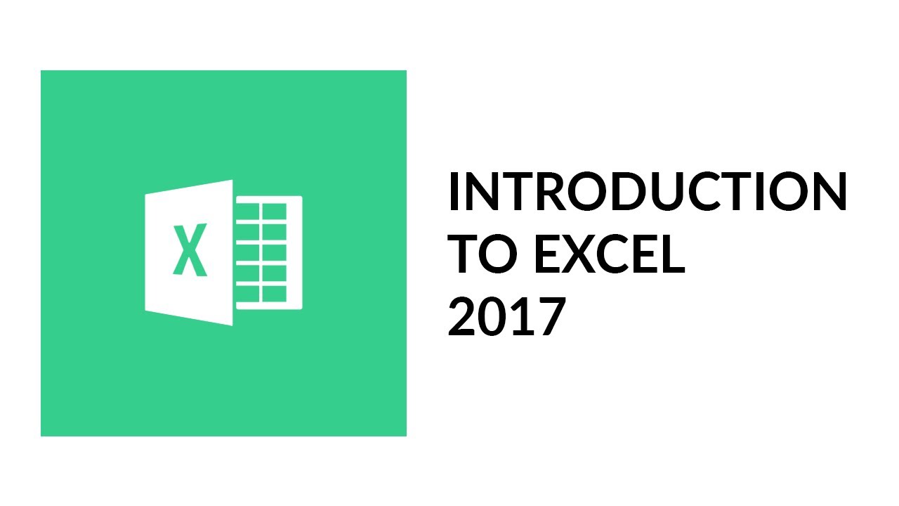 Introduction to Excel - with Deborah Ashby - YouTube
