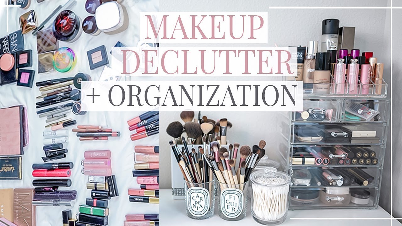 Makeup DECLUTTER + ORGANIZATION | Shannon Sullivan - YouTube