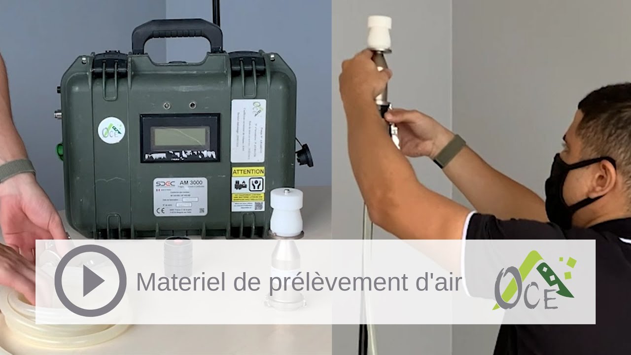 Materiel de prélèvement d'air CICEA OCE - YouTube