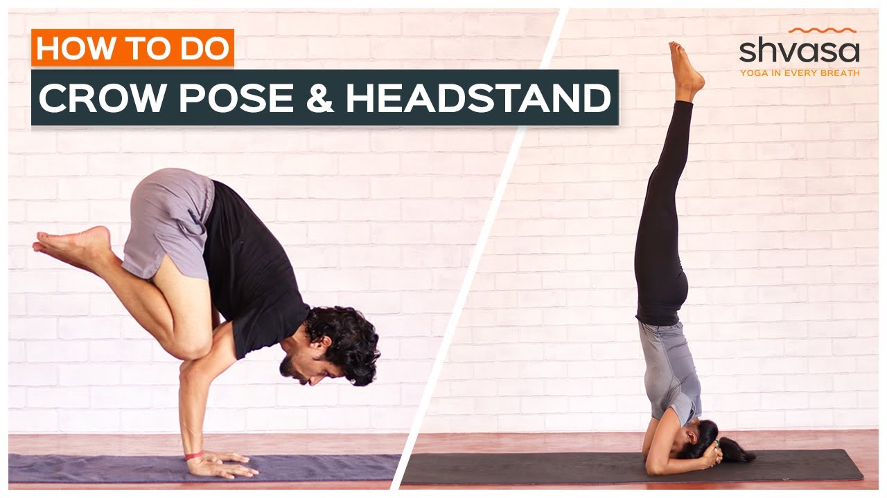 How To Do Crow Pose and Headstand | Workshop For Beginners - YouTube