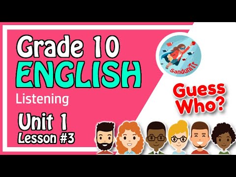 Grade 10 English Language [ Unit 1--Lesson 03] 🇱🇰 🏃🏻‍♀️🏇🏻🏌🏻‍♀️🕴🏻🎧 - YouTube