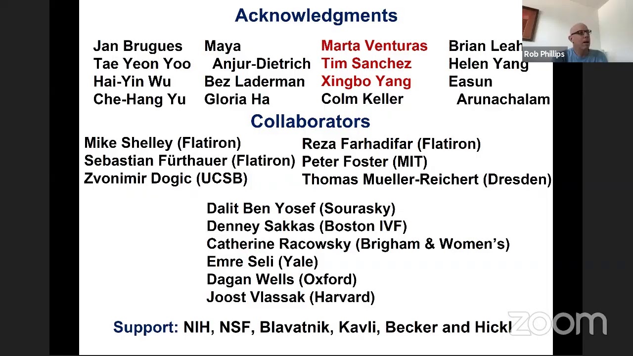 Physical Biology of the Cell Lecture Series - Dan Needleman - YouTube