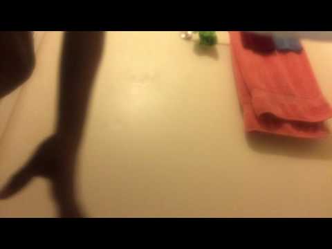 Catching my twin pee on the floor!