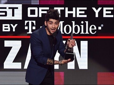 Zayn Malik wins New Artist of the Year at the AMA's 2016