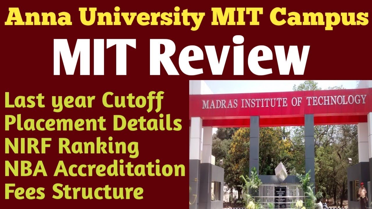 Tnea|Anna|university|MIT|Campus|Review|About|Placement|previous|year ...