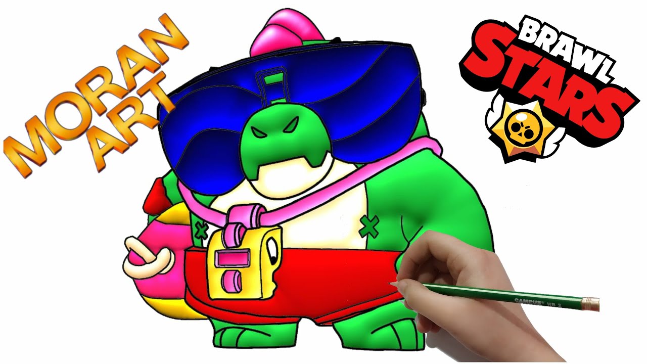 Brawl Stars - How to Draw Bazz! ️🏖️ - YouTube