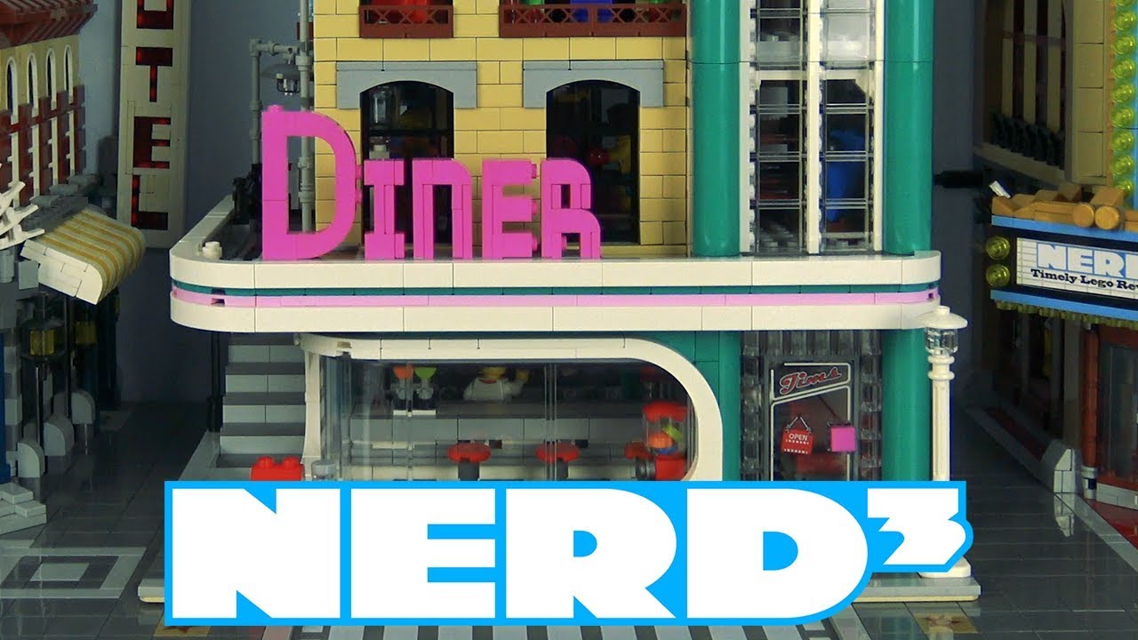 Nerd³ Toys - Downtown Diner - 10260 - YouTube