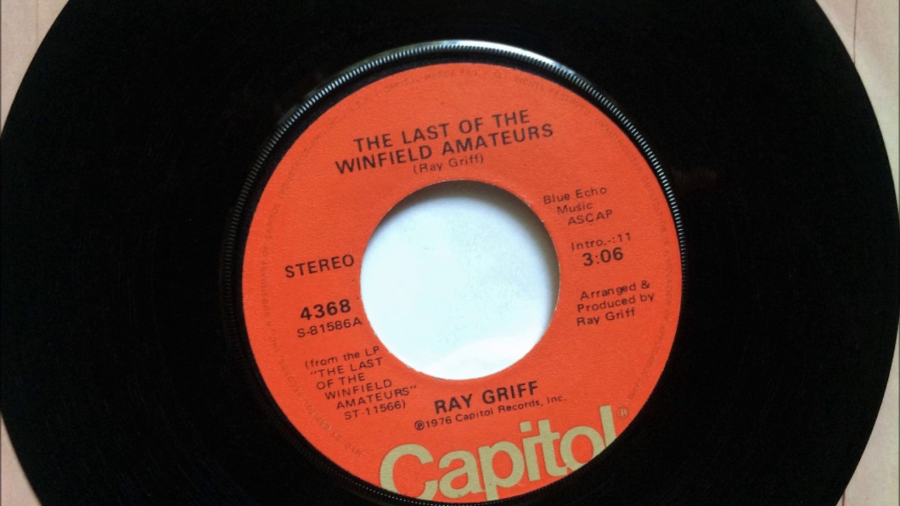 The Last Of The Winfield Amateurs , Ray Griff , 1976 - YouTube