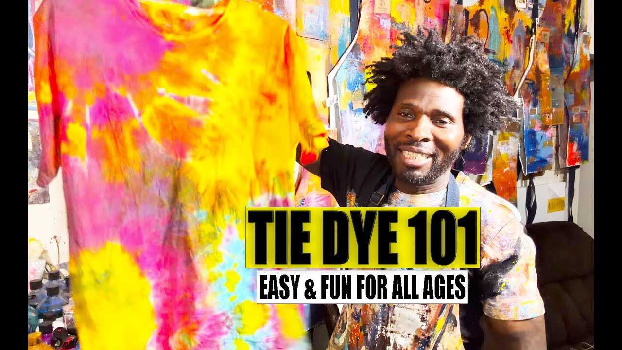 How to Tie Dye without fear Like a Kid: Easy and Fun Results. Beginner ...