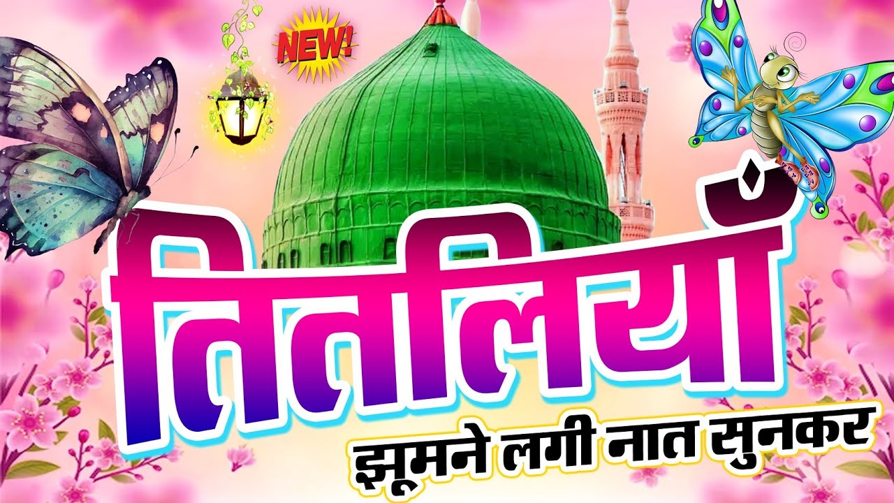 तितलियां झूमने लगी नात सुनकर | Beautiful Heart Touching New Islamic ...