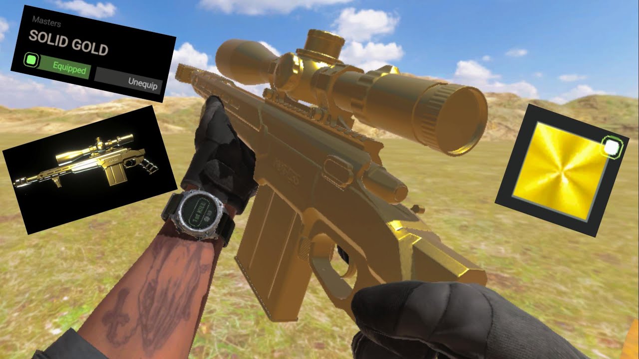 I Played a match with my GOLD🟨skin II COMBAT MASTER - YouTube