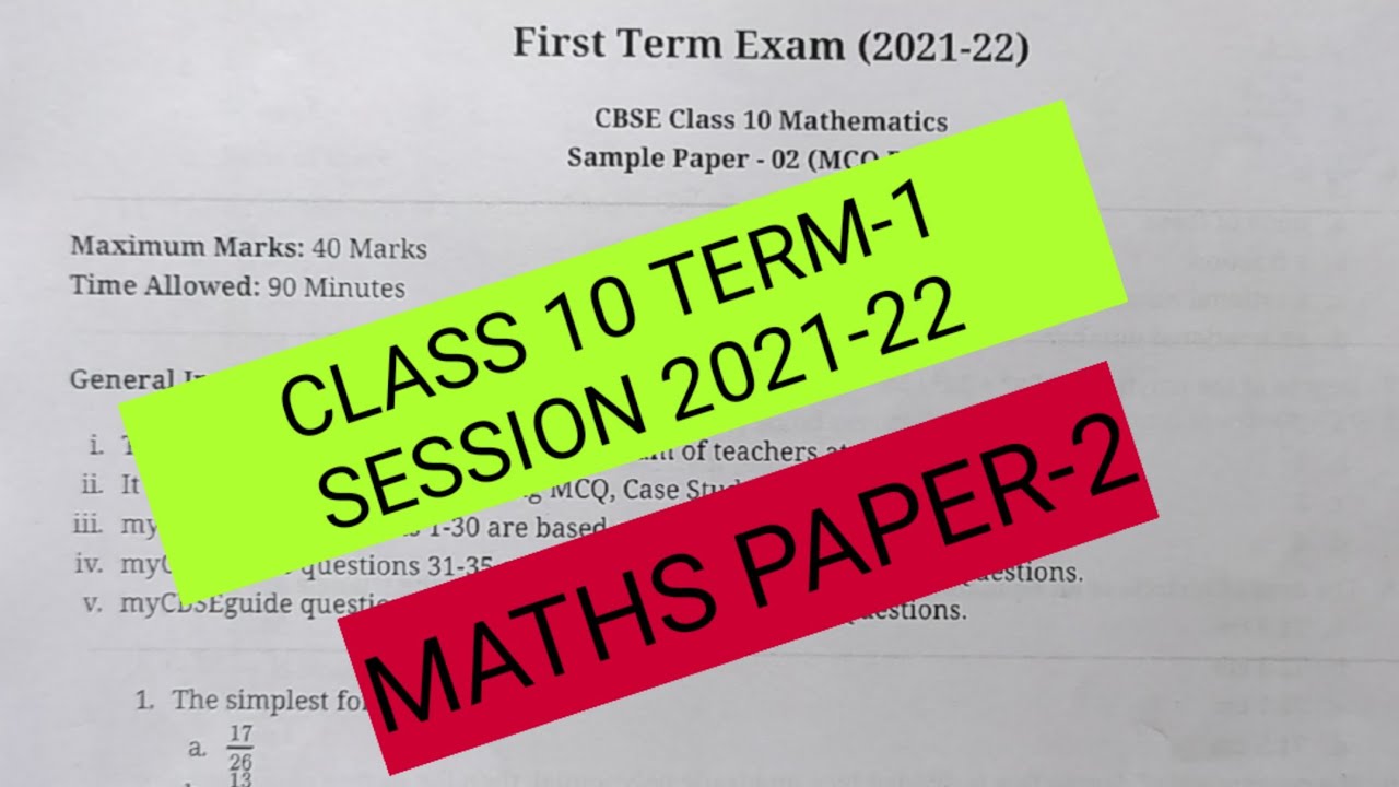 Sample Paper Of Class 10 Maths 2022 Math Model Paper 2022 Term 1 sample-paper-of-class-10-maths-2022-math-model-paper-2022-term-1
