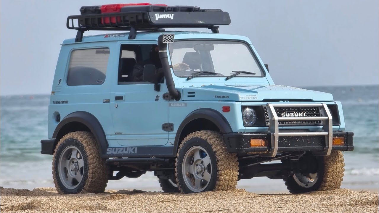 Capo Samurai SIXER1 Suzuki Jimny Sand Beach Bash - ASMR - YouTube