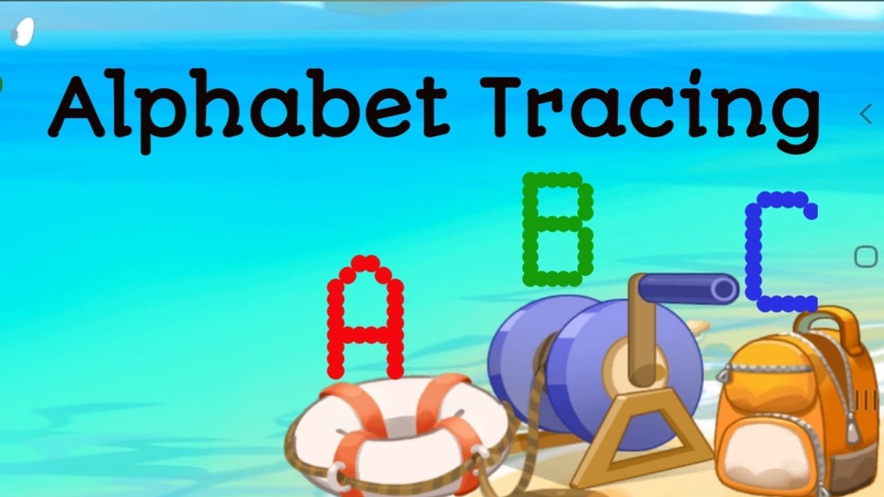 Alphabet tracing | A B C D | A B C D writing | ABCD alphabet - YouTube