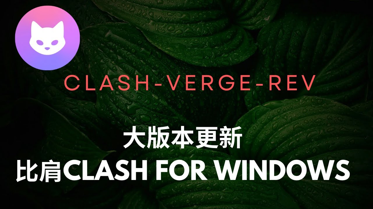 clash-verge-rev大版本更新,目前最好用的clash客户端 - YouTube