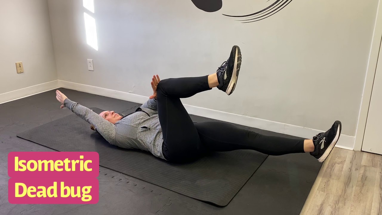Isometric Deadbug - YouTube