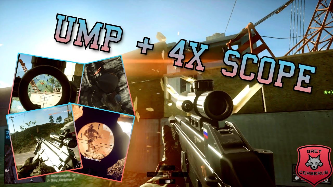 UMP 45 + 4x Scope?! 🤯 - YouTube