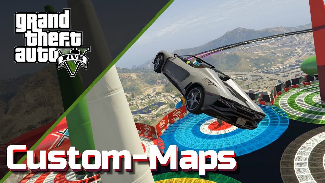 GTA 5 Online Custom Map #08 - Parkour & Race + Download - YouTube