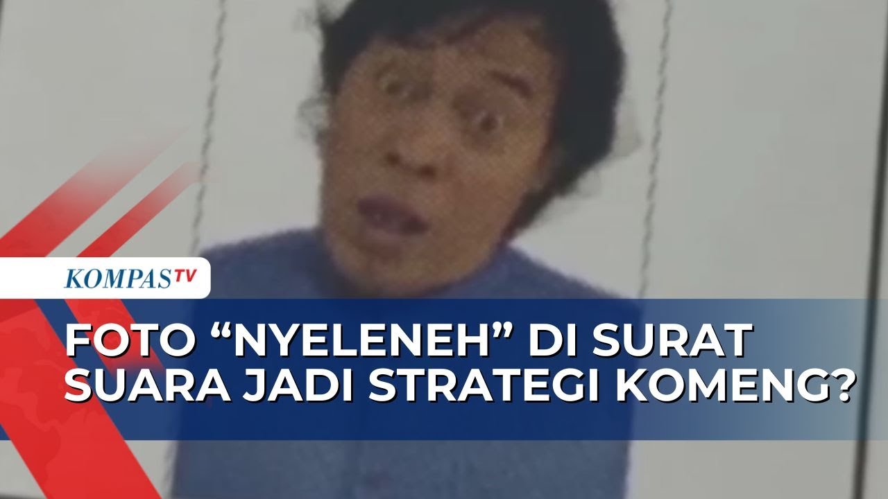 Foto dengan Ekspresi Kocak Komeng di Surat Suara jadi Perbincangan, KPU ...