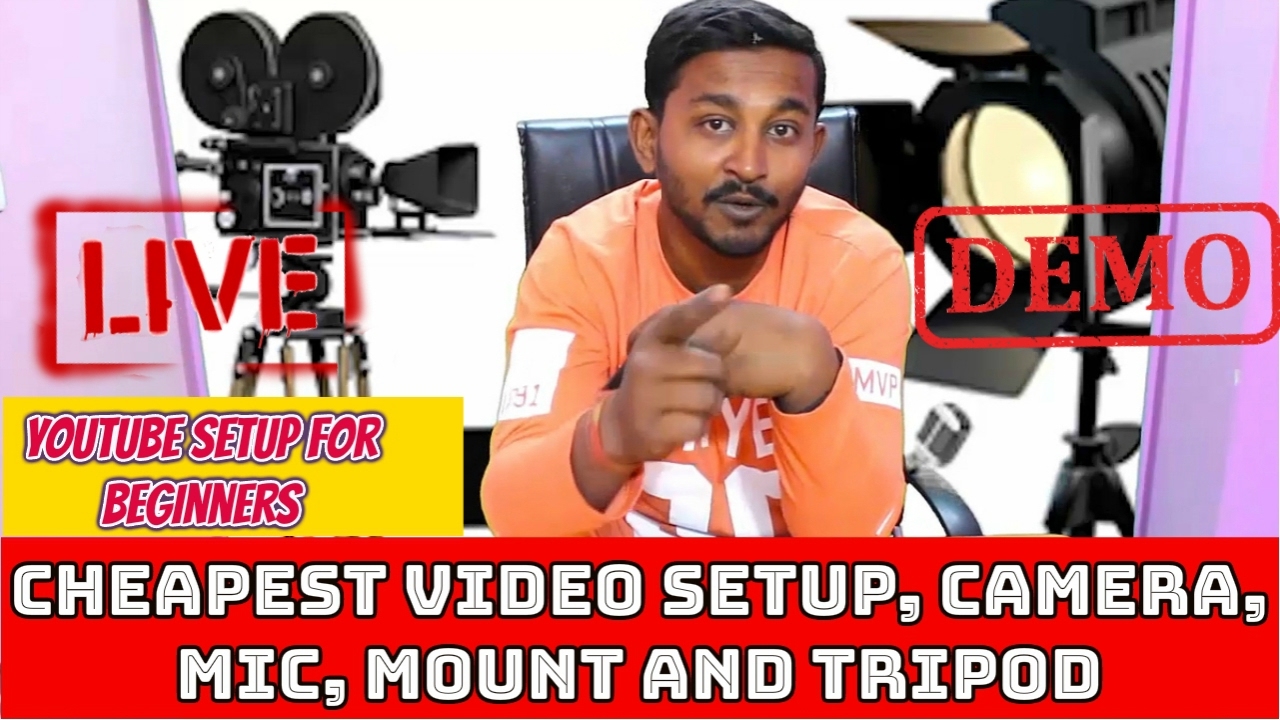 how to make cheapest video recording setup for youtube | for beginners ...