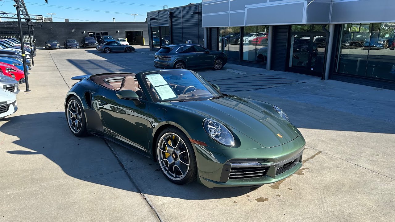 2021 Porsche 911 Turbo S - Oak Green Metallic - YouTube