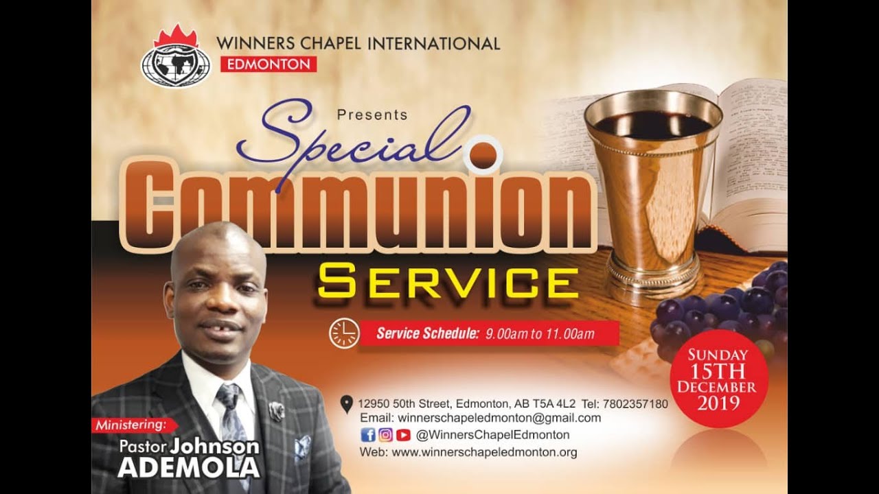 Special Communion Service - December 11th 2019 - YouTube