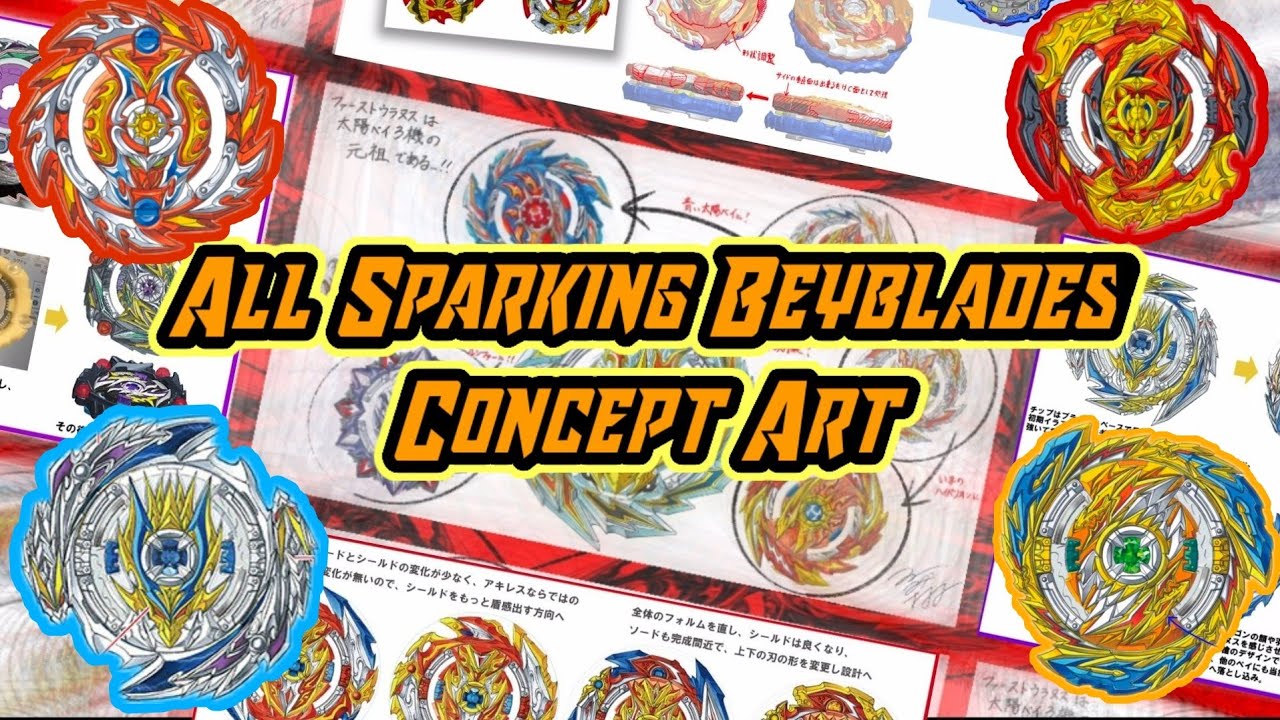 All Sparking Beyblade Concept Art/Prototypes - YouTube