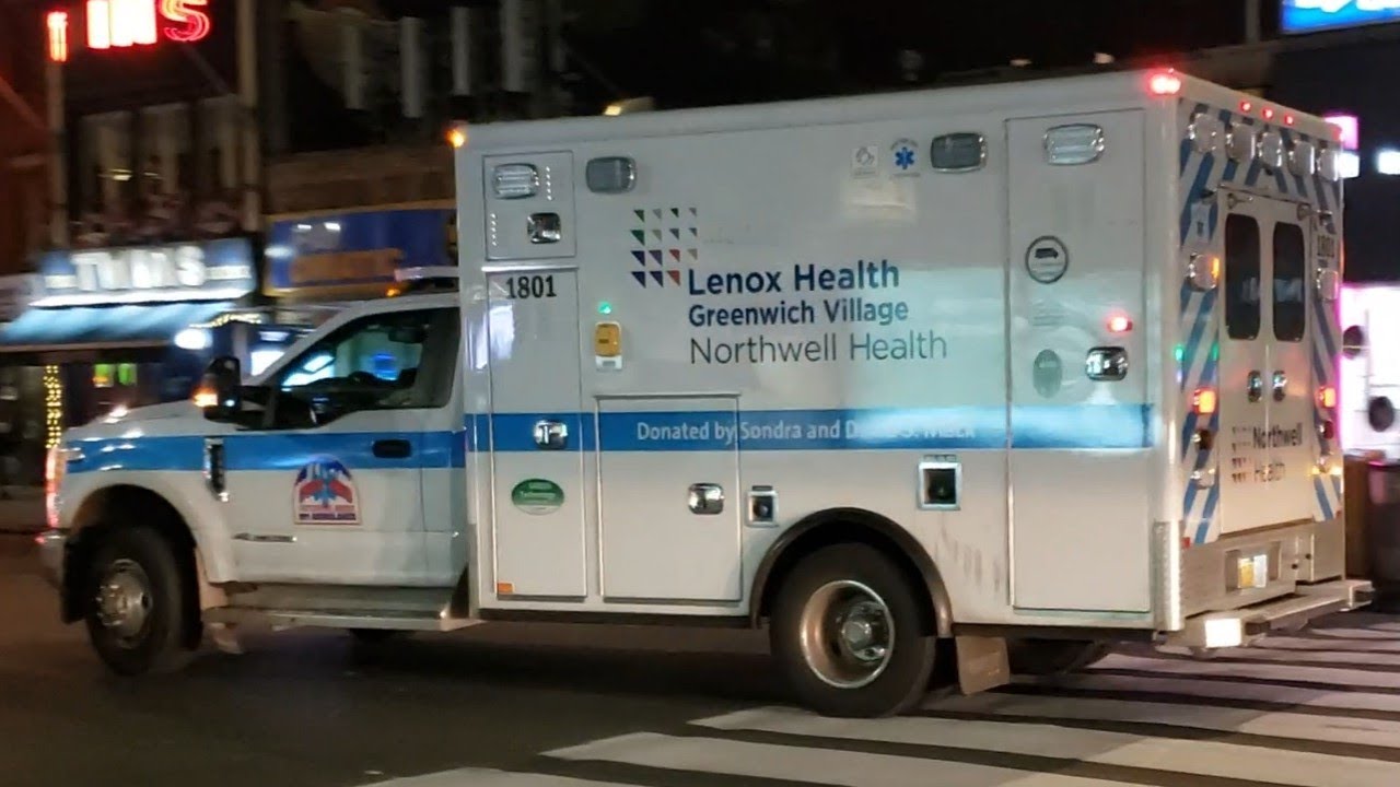 Lenox Health Greenwich Village NorthWell Health EMS Passing By On 9th ...