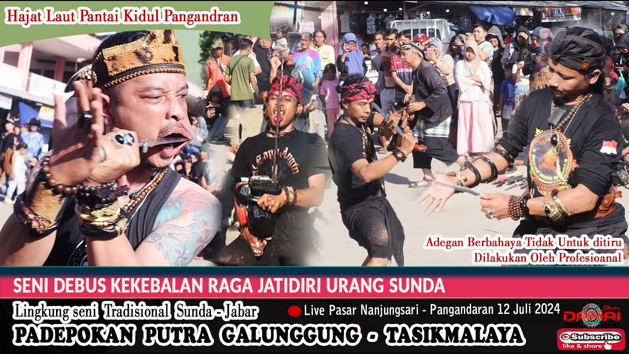 LIDAH di SENSO pun KEBAL ! Seni Debus Warisan Karuhun Kekebalan Raga ...