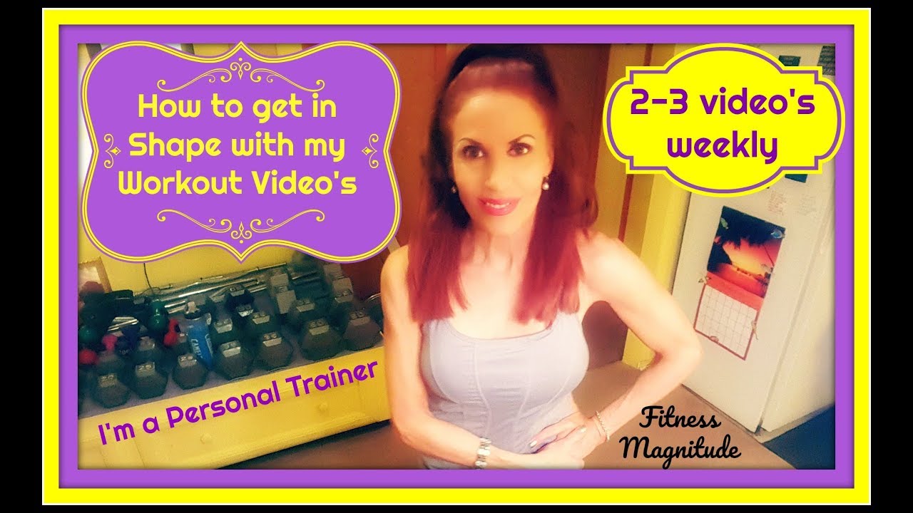 How to Get in Shape with my Workout Video's! #FitForLife - YouTube